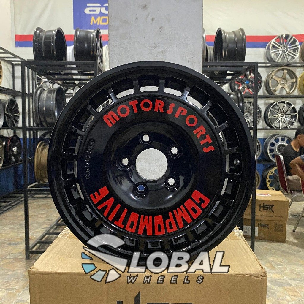 Jual Velg Rally Compomotive R15 Buat Mobil Innova Ertiga Rush Terios E ...
