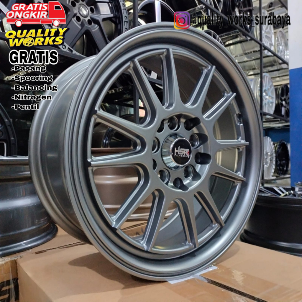 Jual Velg Ring 15 Buat Mobil Ertiga, New Avanza, New Xenia, Velg Hsr Ende | Shopee Indonesia