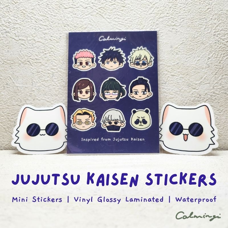 Jual Stiker Anime Jujutsu Kaisen Mini Gojo Lucu | Shopee Indonesia