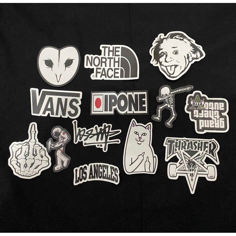 Jual Sticker pack Hitam Putih isi 13 pcs | Shopee Indonesia