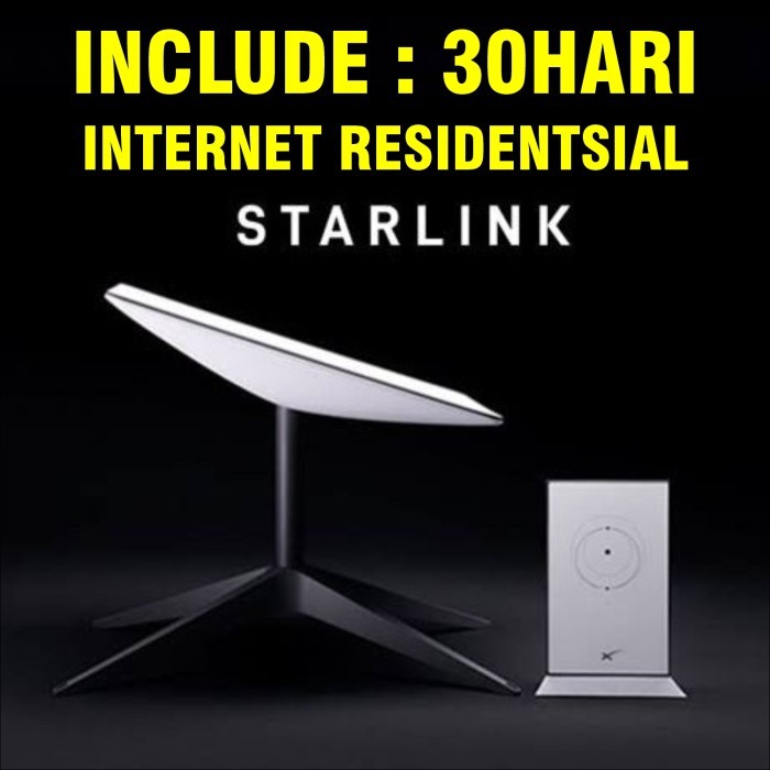 Jual STARLINK Internet Kit Satellite Antenna & WiFi Router Kit - Dual ...