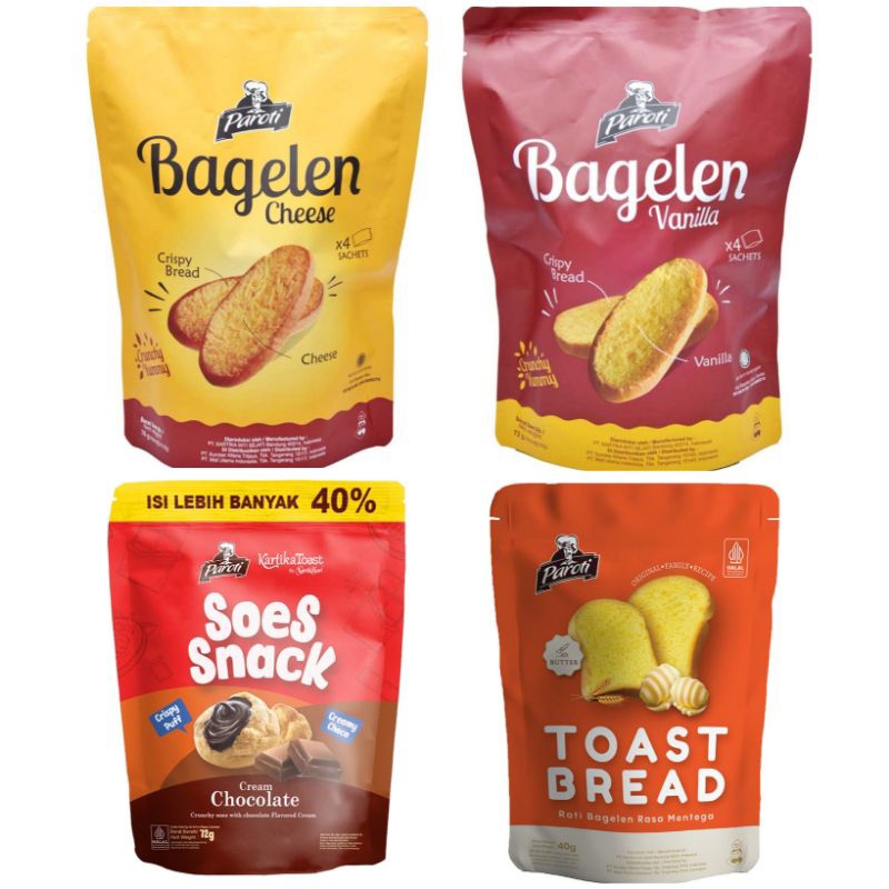 Jual Paroti Bagelen Vanilla & Cheese roti kering toast mentega soes ...