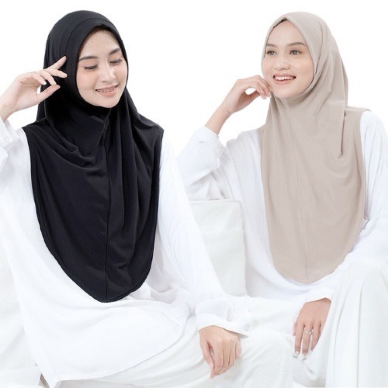 Jual HIJAB INSTAN NON PET JERSEY PREMIUM|| JILBAB BERGO MALAY JERSEY | Shopee Indonesia