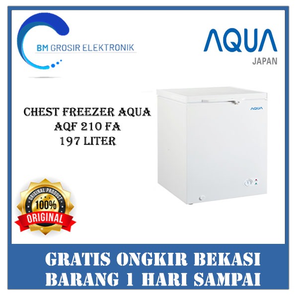 Jual AQUA CHEST FREEZER AQF 210 FA CHEST FREEZER 197 LITER | Shopee ...