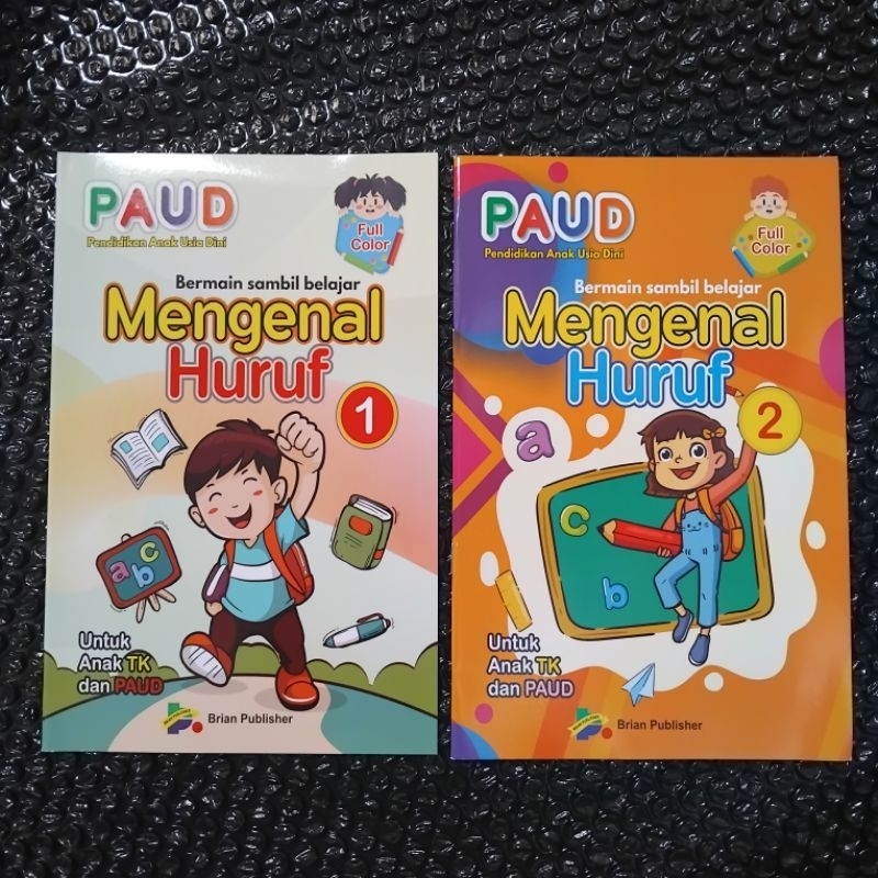 Jual Buku Paud Bermain Sambil Belajar Mengenal Huruf 1 2 Full Color ...
