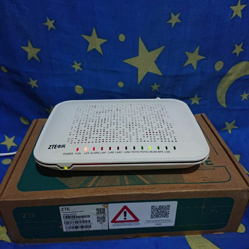 Jual ZTE F660 ROUTER GPON ONT ZXA10 Wi-Fi Single Band Antena Dalam | Shopee Indonesia