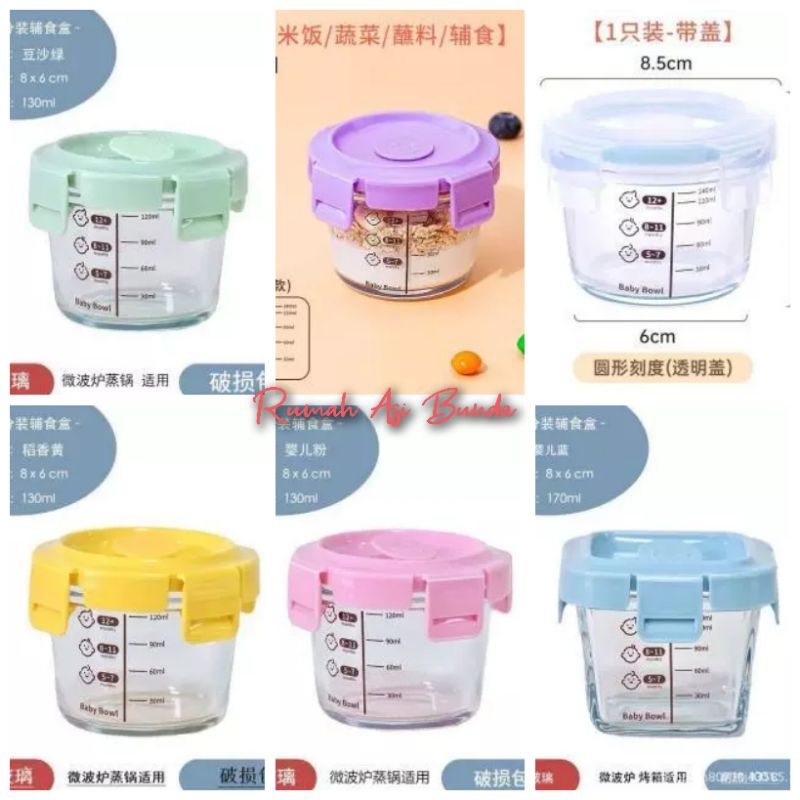 Jual FOOD CONTAINER KACA MPASI | Shopee Indonesia
