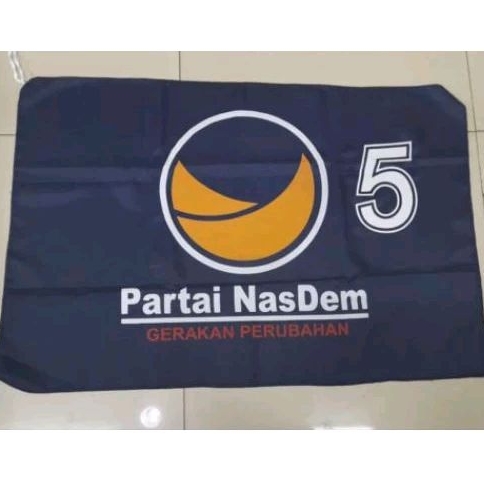 Jual BENDERA PARTAI NASDEM 150 x 225 dan 200 x 300 | Shopee Indonesia