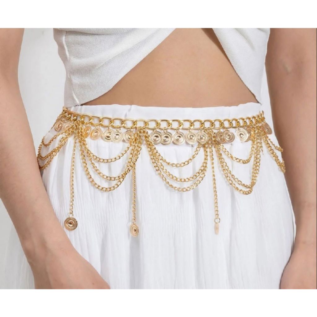 Jual Ikat Pinggang Rantai Aksesoris Belly Dance - Belt Hip Chain ...