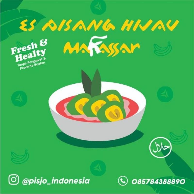 Jual Pisang Ijo Khas Makassar Preorder Khusus Wilayah Kota Semaranggunungpatiungaran
