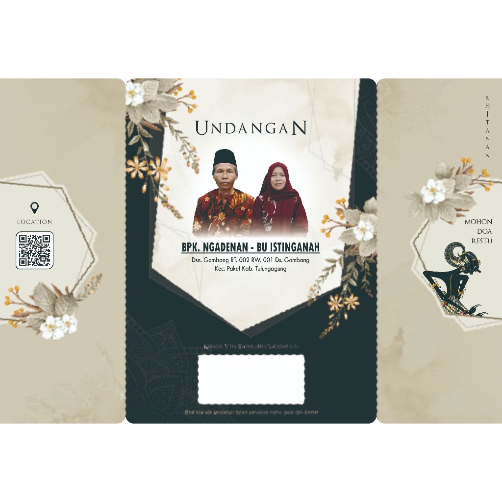 Jual Undangan Pernikahan|Undangan Tema Rustic|undangan orang tua ...