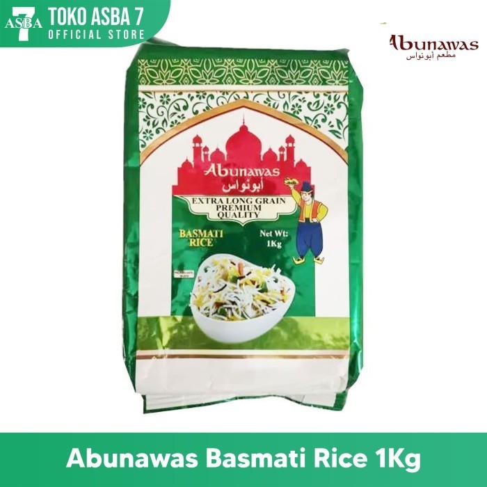 Jual ABU NAWAS EXTRA LONG BASMATI RICE 1 KG | Shopee Indonesia