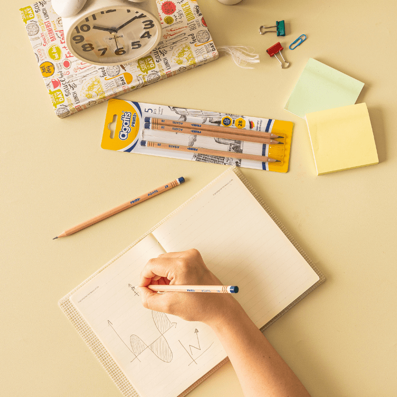 Jual Agatis Prime - Pensil Tulis Natural 2B Blister Isi 5 Pcs | Shopee ...