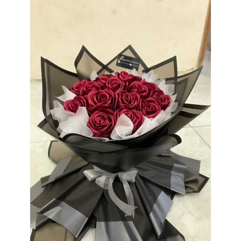 Jual Buket Bunga Pita Satin | Shopee Indonesia