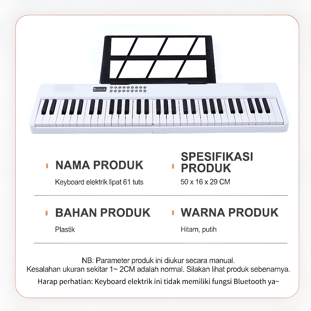 Jual MIIGO piano profesional 61 tombol, piano listrik pintar, keyboard ...