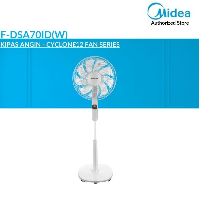 Jual Midea Toshiba KIPAS ANGIN B F-DSA70ID (LED & REMOTE CONTROL ...