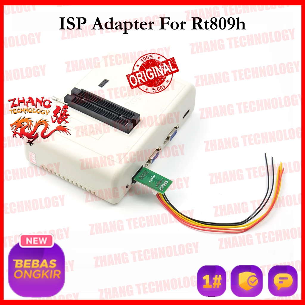Jual Isp Adapter Board For Rt809h Programmer Papan Adaptor Isp Emmc