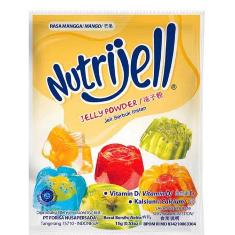 Jual Nutrijell Jeli Serbuk Instan (15g) (4 Varian Rasa) | Shopee Indonesia