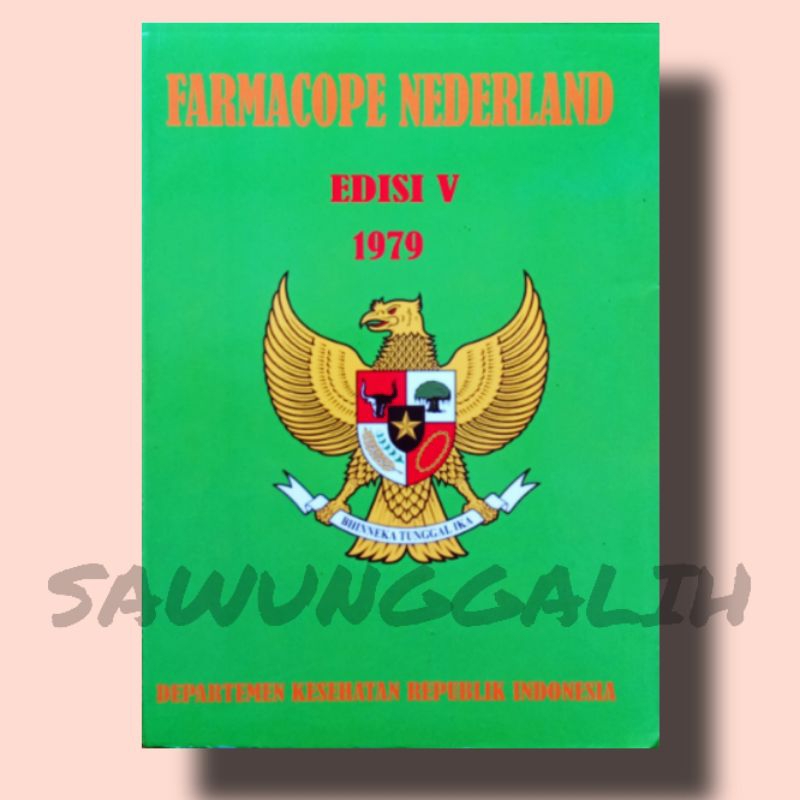 Jual FARMAKOPE FARMACOPE NEDERLAND EDISI 5 TH 1979 ( TERMURAH ...