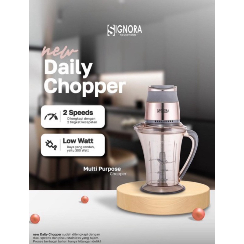 Jual signora New dailly chopper dengan 2 speed | Shopee Indonesia