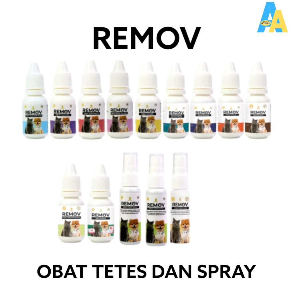 Jual REMOV Obat Tetes Dan Spray Untuk Keluhan Penyakit Anabul | Shopee ...