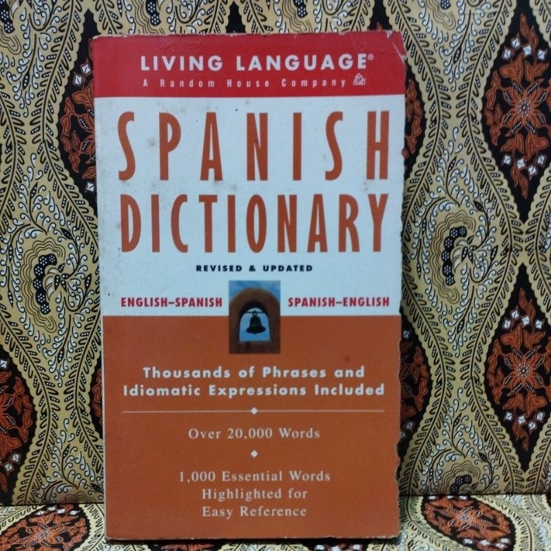 Jual Buku Living Language Spanish Dictionary English Spanish | Shopee ...