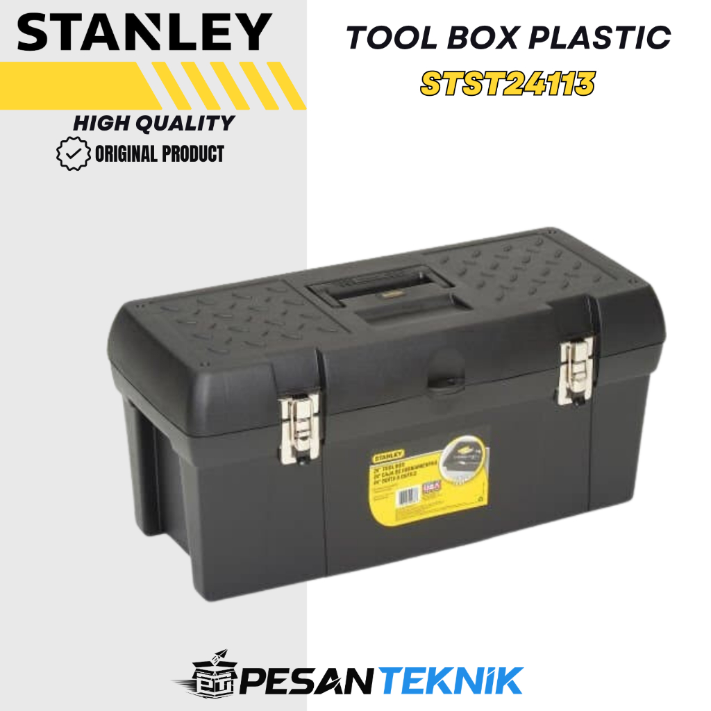 Jual Tool Box Plastic Metal Latches Toolbox Stanley STST24113 | Shopee ...
