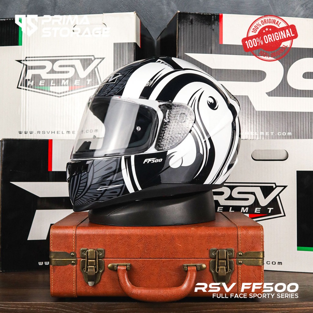 Jual HELM RSV FF500 YIN YANG / HELM RSV / HELM FULL FACE | Shopee Indonesia