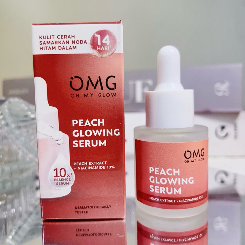 Jual OMG OH MY GLOW PEACH GLOWING SERUM | Shopee Indonesia