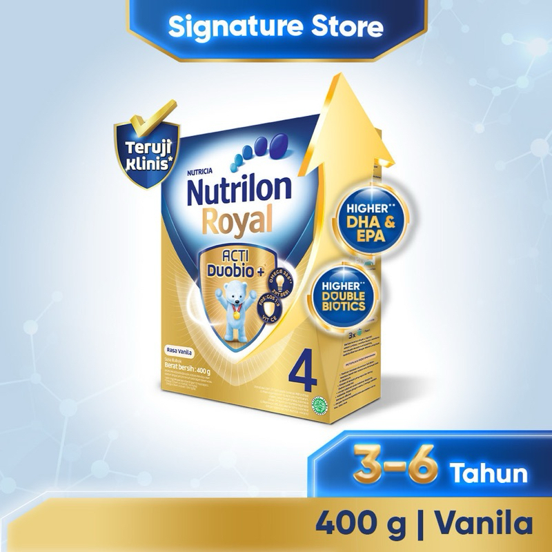 Jual Nutrilon Royal 4 Vanila Susu Pertumbuhan Bubuk 400 gr | Shopee ...