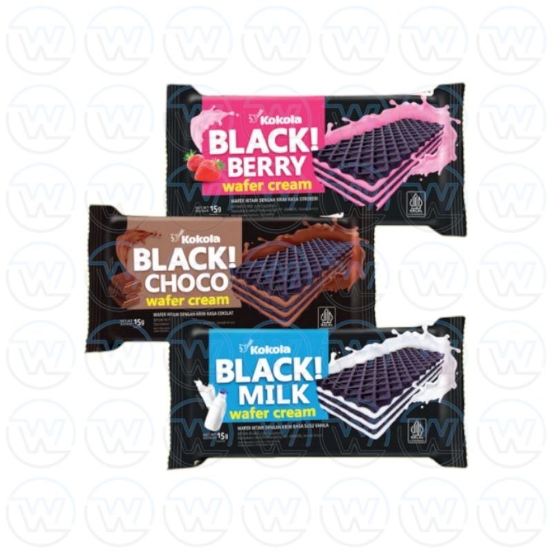 Jual Kokola Black Wafer Cream 15gr × 11 Pcs | Shopee Indonesia