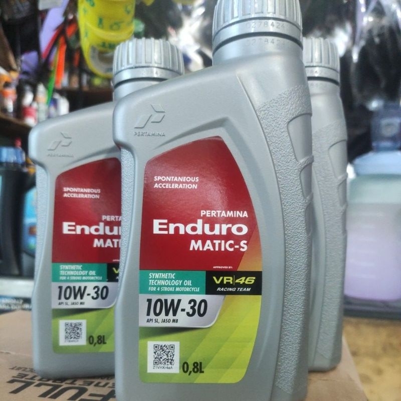 Jual ORIGINAL 100% OLI ENDURO MATIC S 10W/30 0.8L OLI MOTOR MESIN ...