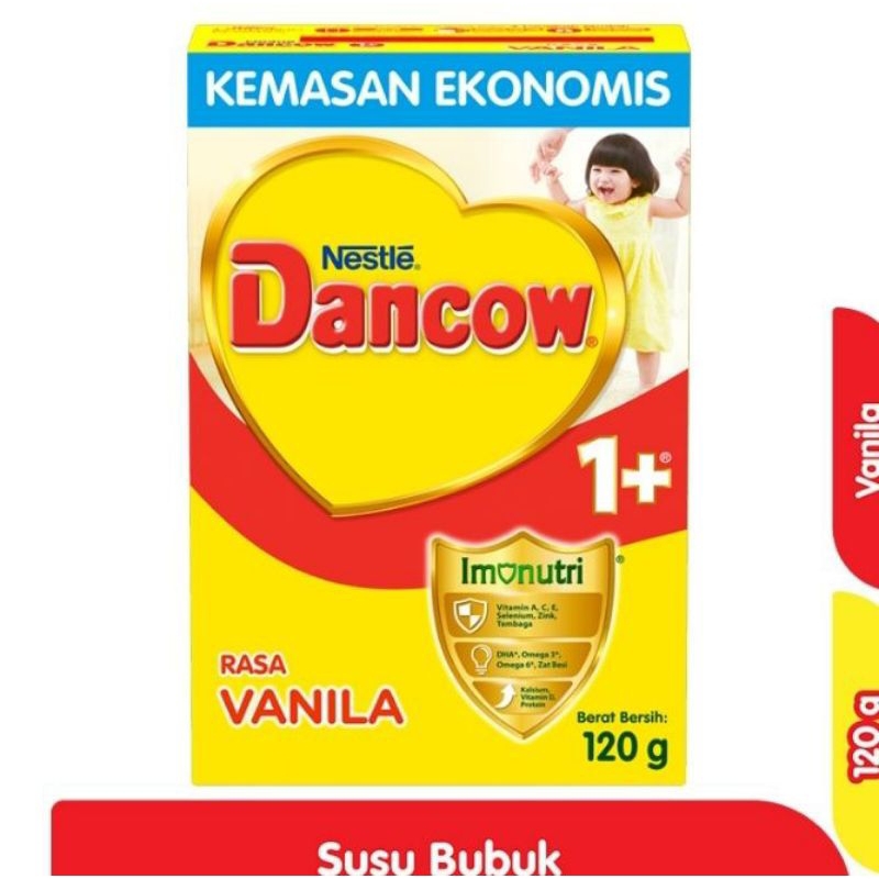 Jual Susu Dancow 1+ Ukuran Ekonomis 120 gr | Shopee Indonesia