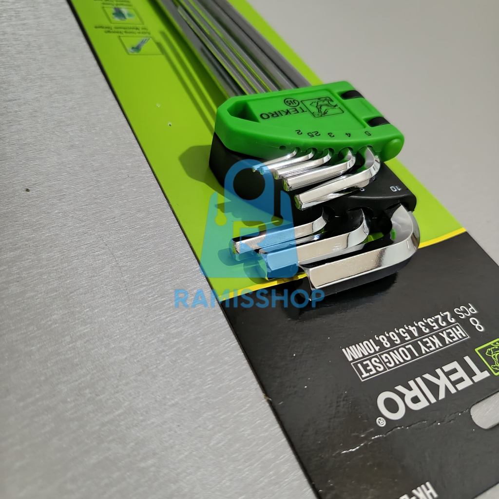 Jual RMS - Kunci L Tekiro 1 Set Panjang 8Pcs Lengkap / Kunci L Tekiro ...