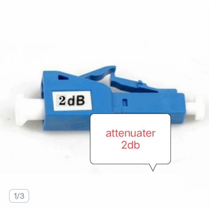 Jual attenuator LC 2db fiber optic single mode male-female 2db | Shopee ...