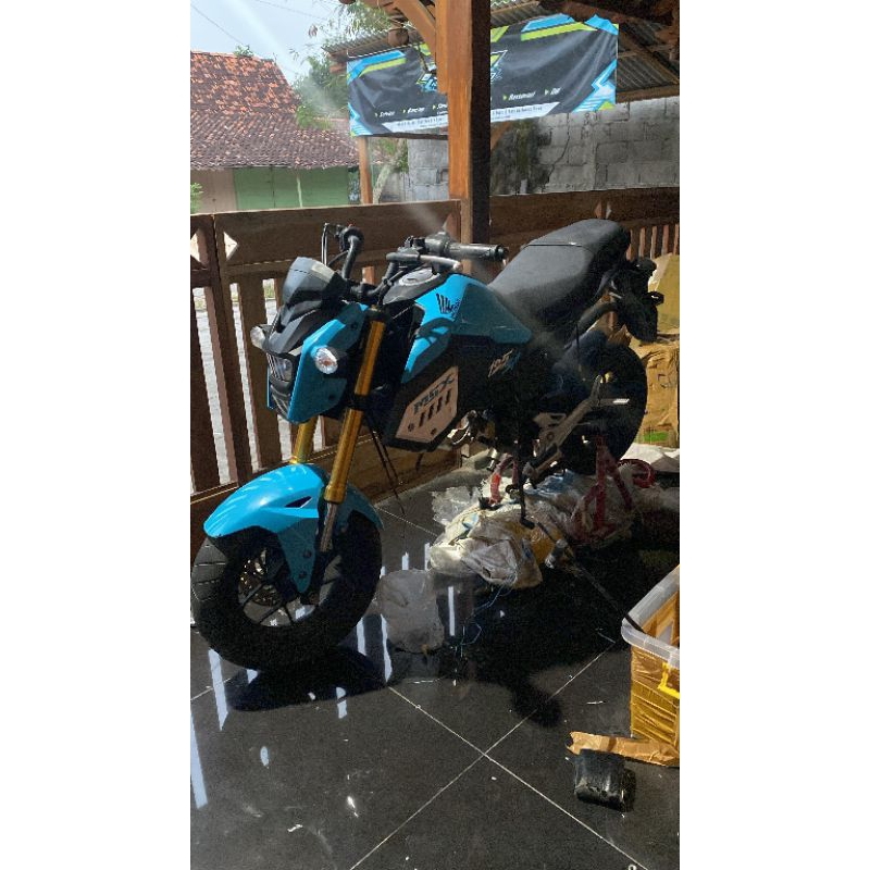 Jual Frame set Rangka set Honda MSX 125 SF Motor mini asli original ...