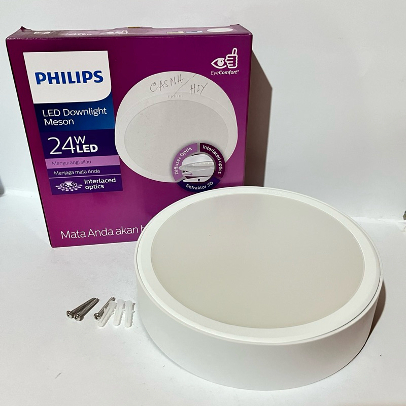 Jual Philips Lampu Plafon Downlight Meson Panel Light LED Putih Cool ...