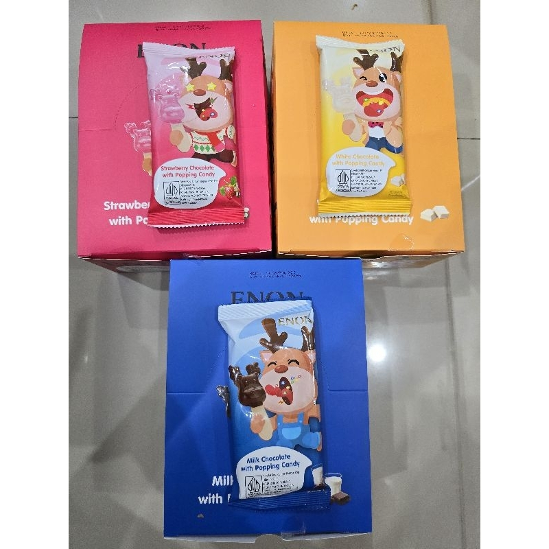 Jual Enon Coklat With Popping Candy 15g | Shopee Indonesia