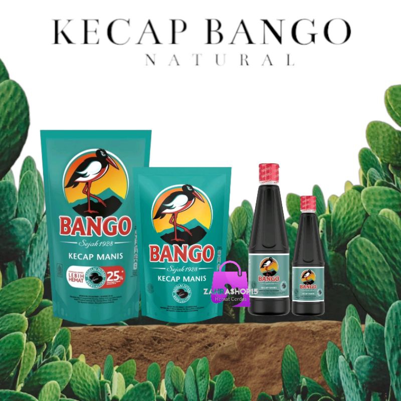 Jual BANGO Kecap Manis 1000g/735ml, 720g/520ml | Shopee Indonesia