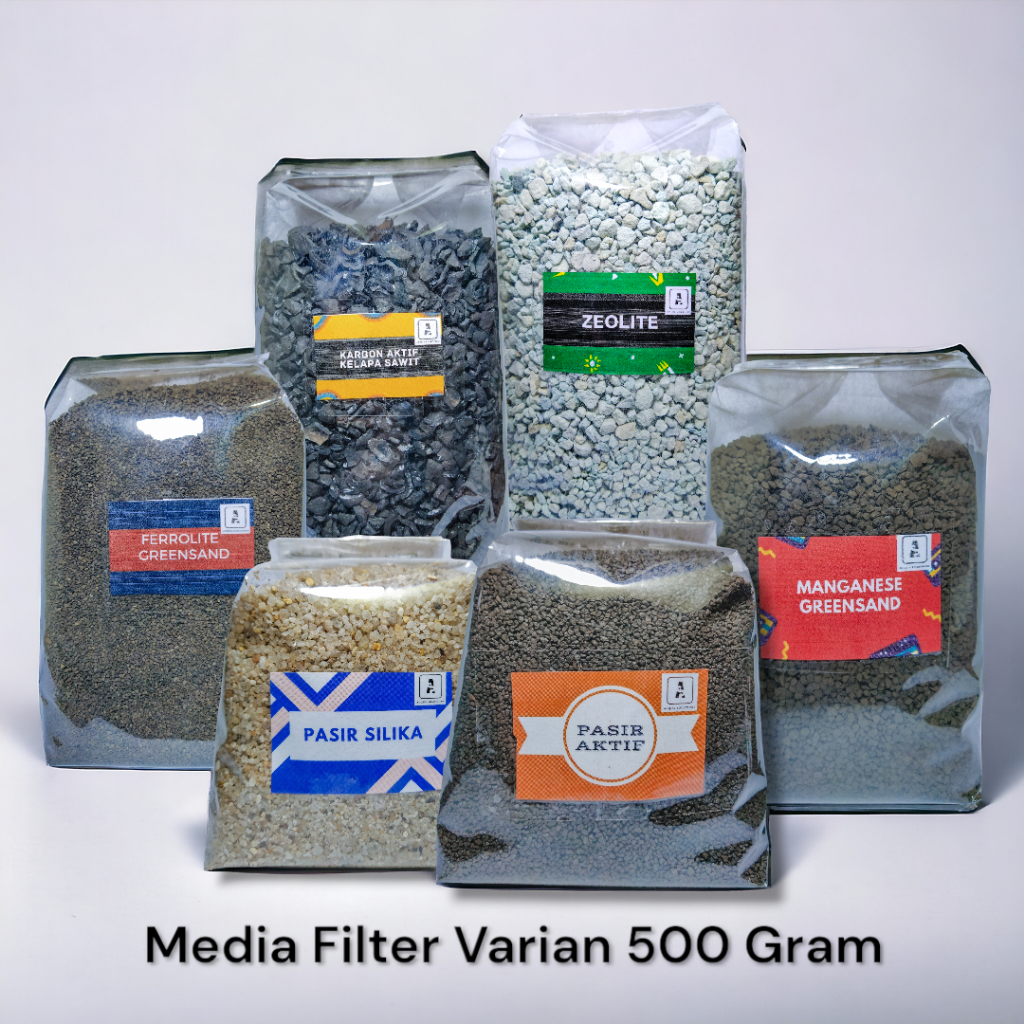 Jual Media Filter Air 500 Gram Penjernih Penyerap Bau Mangan Besi ...