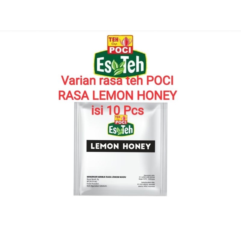 Jual Varian Rasa bubuk rasa LEMON HONNEY teh poci harga untuk 10 pcs ...