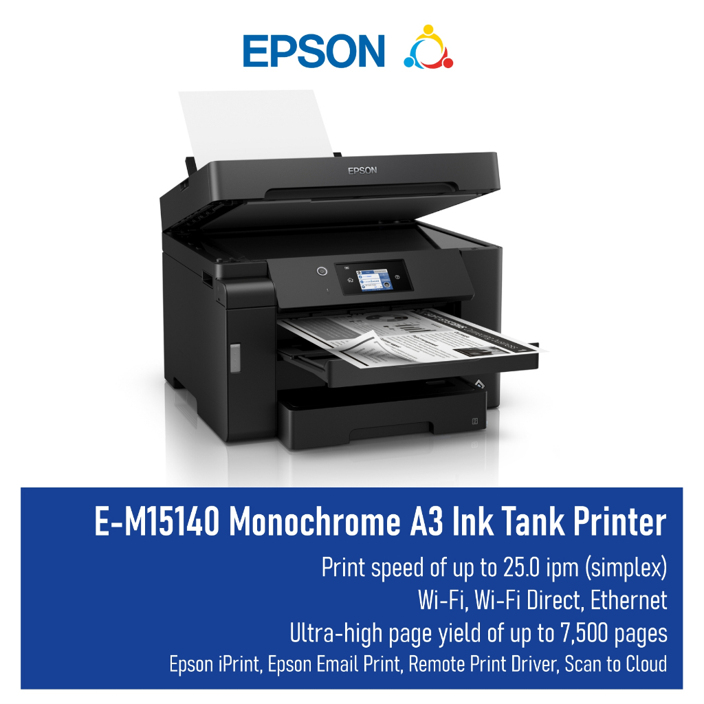 Jual Printer Epson EcoTank Monochrome M15140 A3 Wi-Fi Duplex All-in-One ...