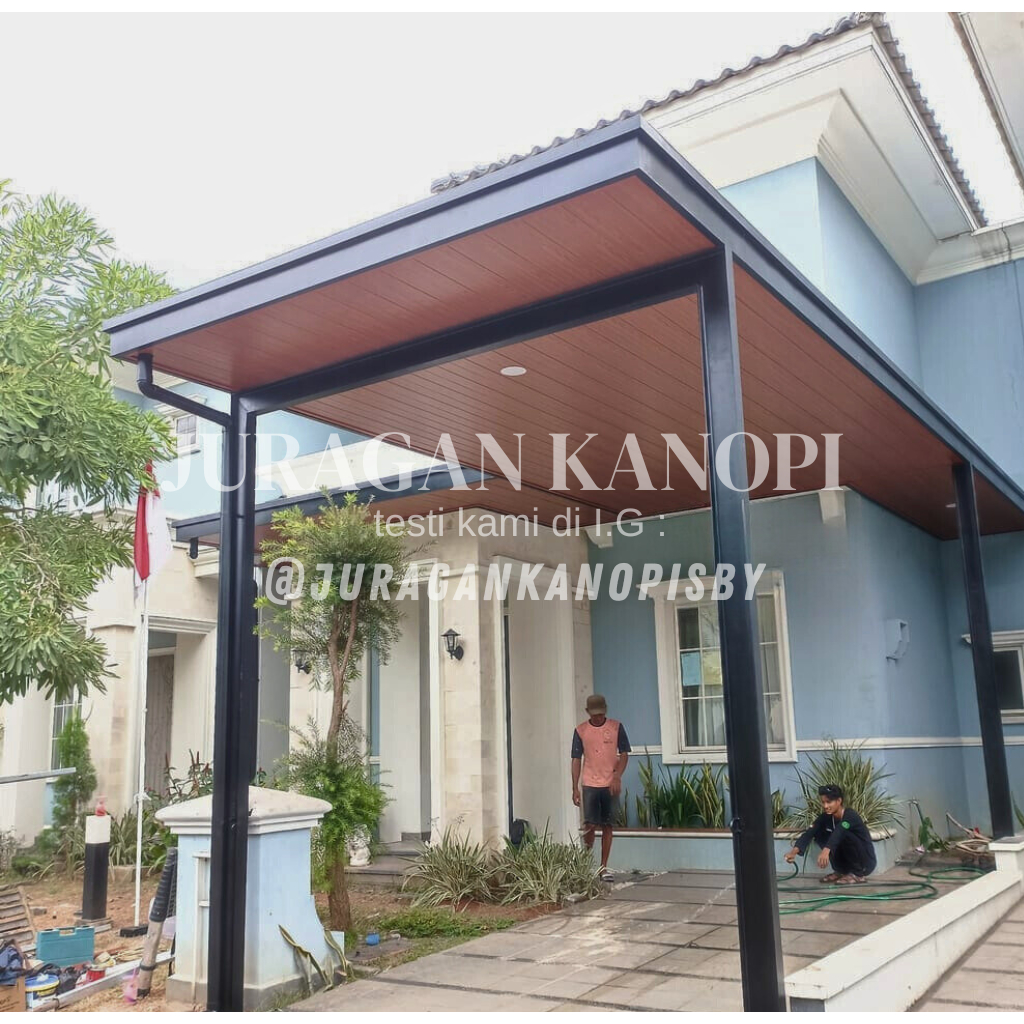 Jual Kanopi baja ringan plafon pvc model kayu | Shopee Indonesia
