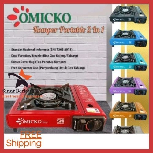 Jual OMICKO Kompor Portable BBQ Fungsi 2 in 1 3kg & 12kg | Shopee Indonesia