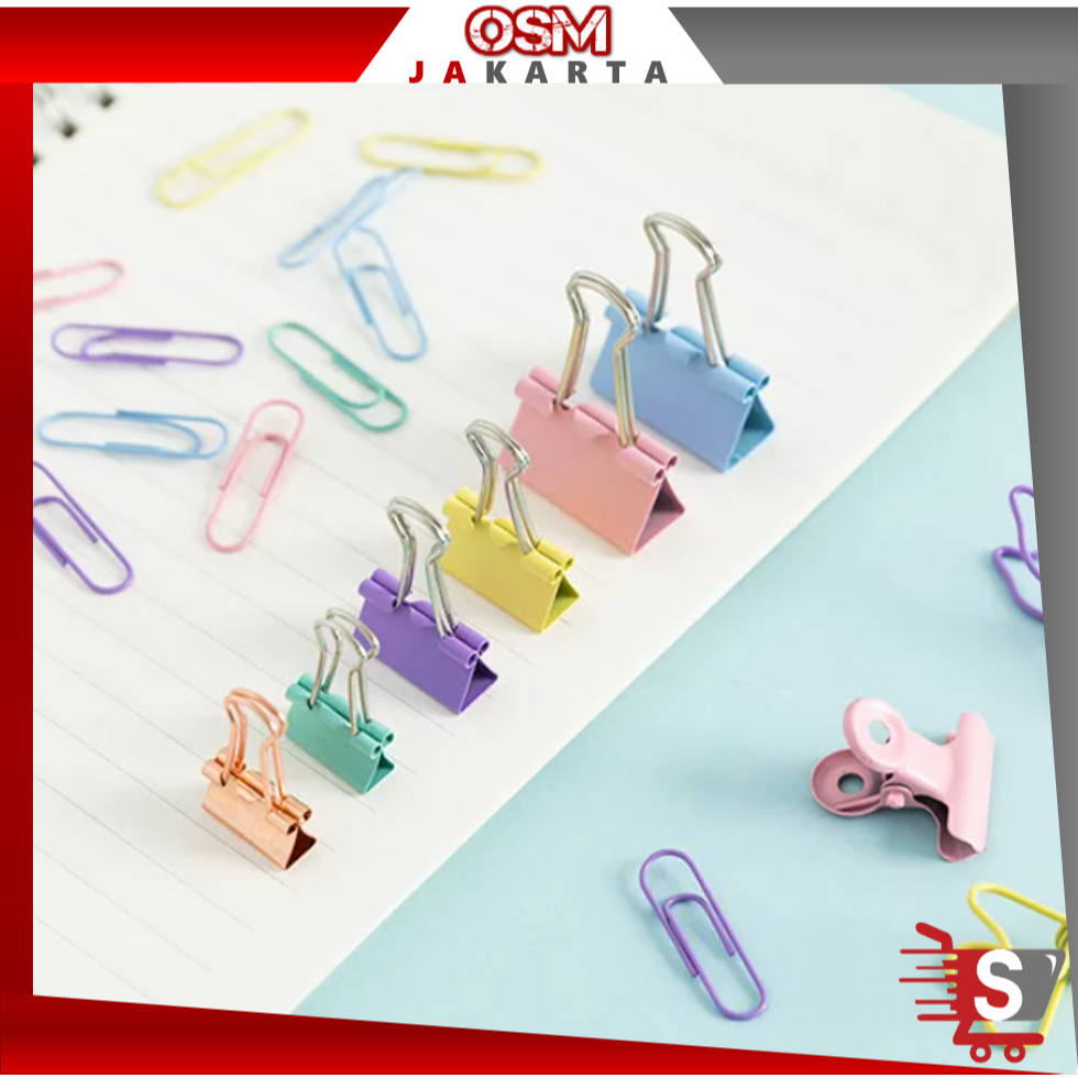 Jual OSM JKT S6244 Klip Penjepit Kertas File / 20 PCS Paper Clip Warna ... Jual OSM JKT S6244 Klip Penjepit Kertas File / 20 PCS Paper Clip Warna ...