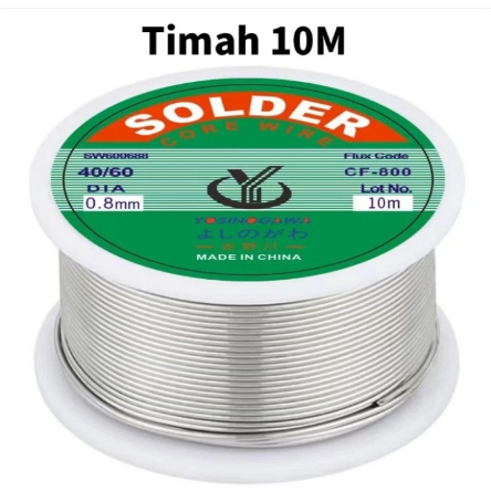 Jual Timah Solder Timah Gulung Yosinagawa 0.8mm | Shopee Indonesia