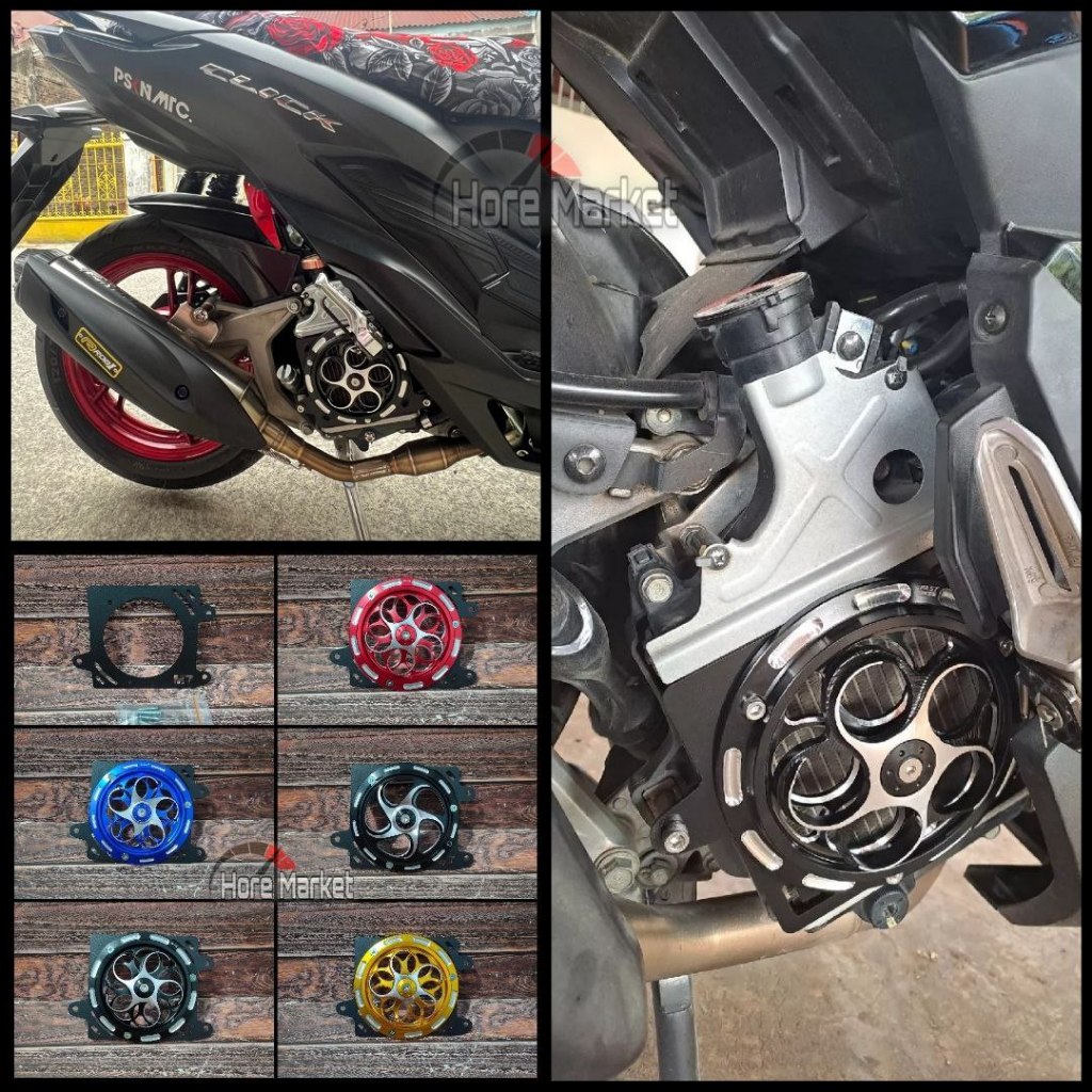 Jual COVER SPINNER RADIATOR VARIO 125 / 150 / AEROX 155 NEW OLD / NMAX ...