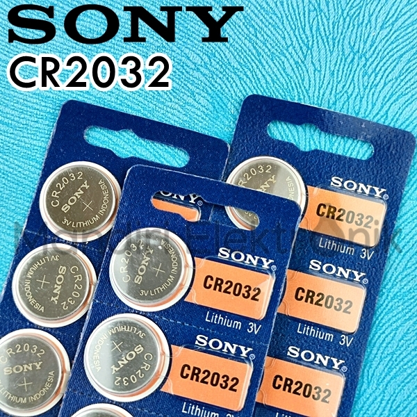 Jual Baterai Sony CR2032 CR 2032 Original - Battery Batre Kancing CR ...