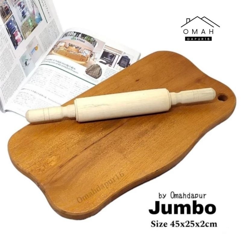 Jual Talenan Kayu Besar Jumbo | Talenan Kayu Daging | Talenan Dapur ...