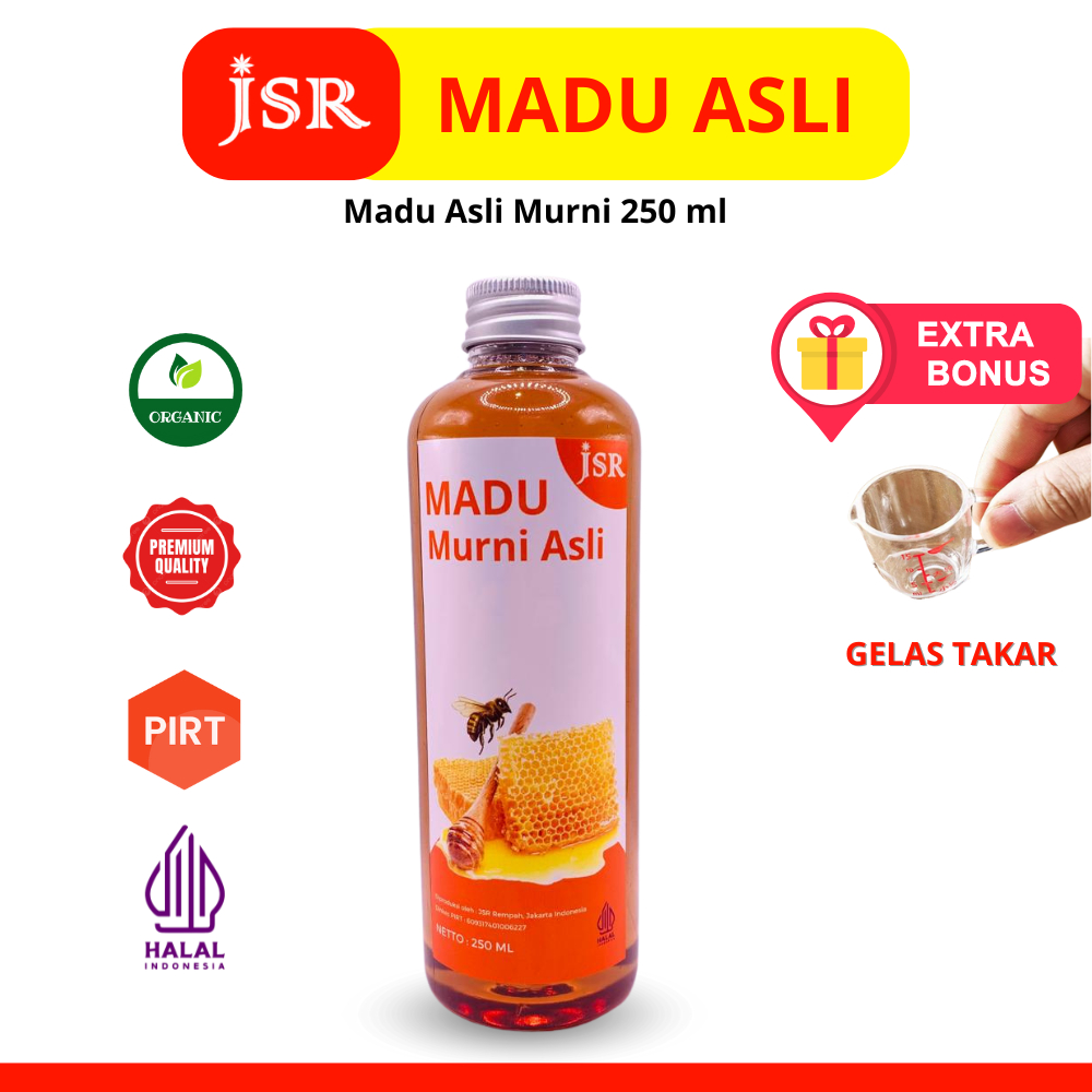 Jual Madu Asli/Madu Hutan Asli/Madu Murni/Madu JSR 250 ml | Shopee ...